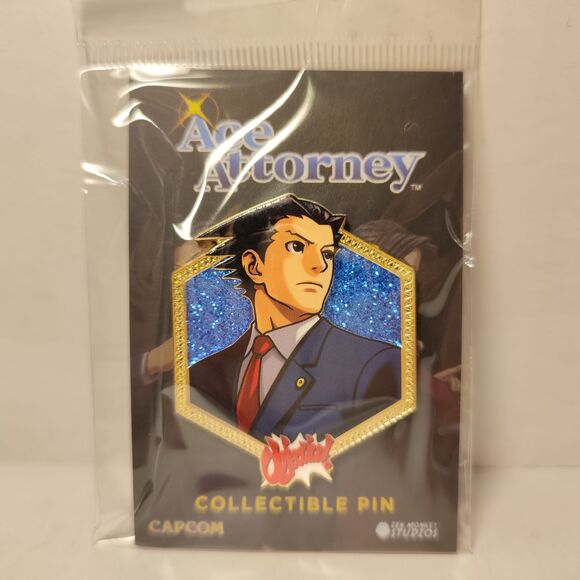 Capcom | Jewelry | Ace Attorney Phoenix Wright And Miles Edgeworth ...